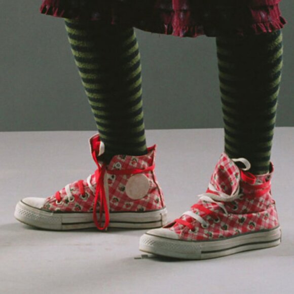 Converse | Shoes | Rare Converse All Star Strawberry Cherry High Top ...